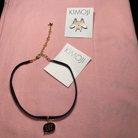 Jewelry | Kimoji Litchoker And Flying Pig Pin | Poshmark